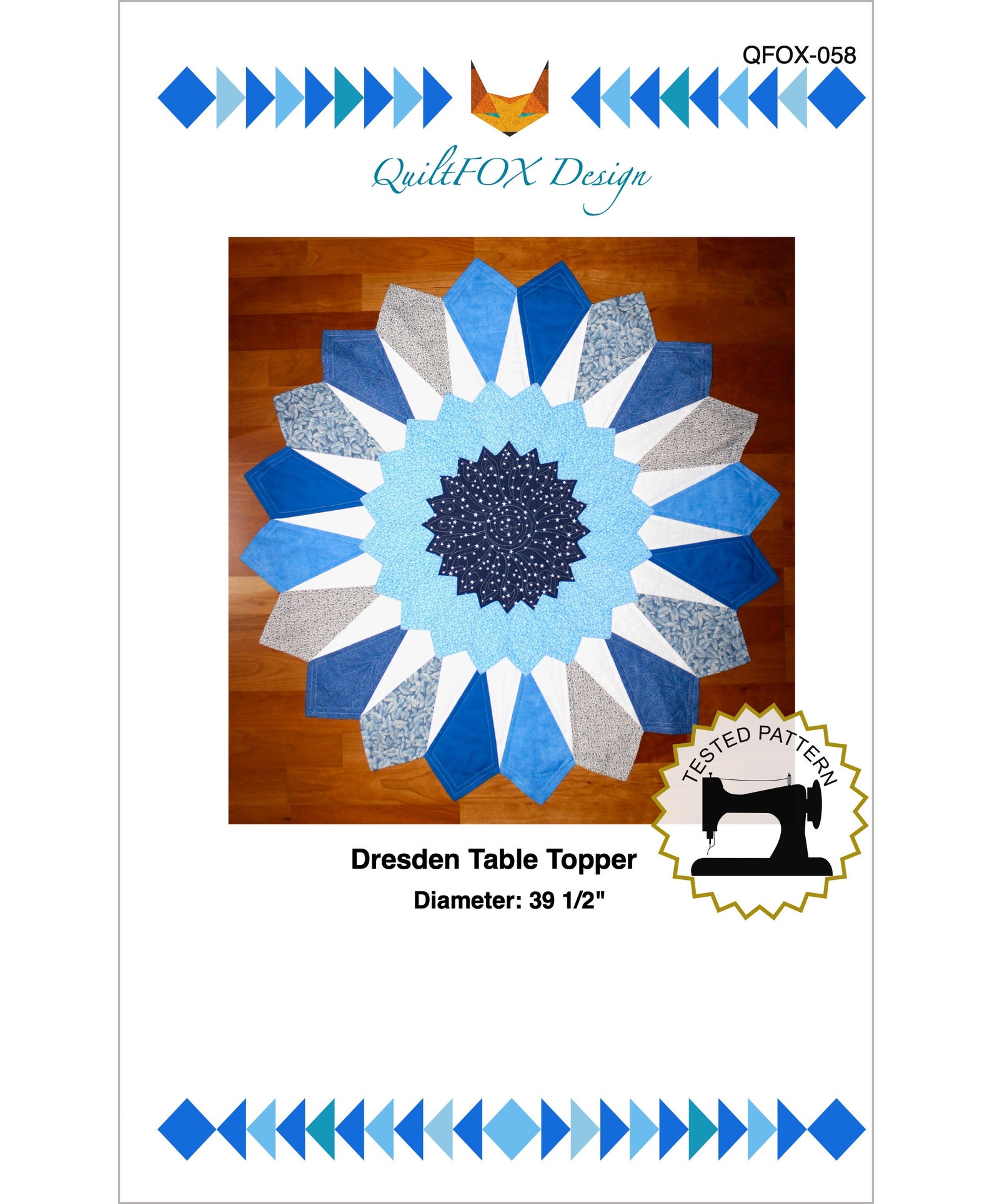 Dresden Table Topper 39 1/2 In. Diameter PDF Pattern - Etsy