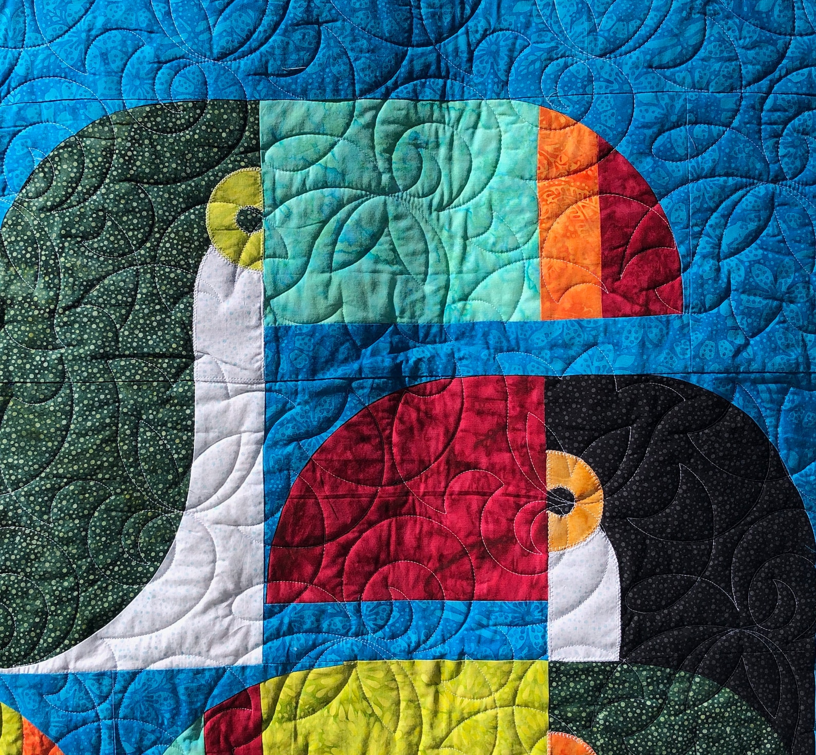 Toucan Quilt Big Billz Size: 51 X 66 Baby or - Etsy
