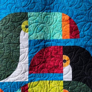 Toucan Quilt - Big Billz, Size: 51" X 66" - Baby or Throw - Quilt ...