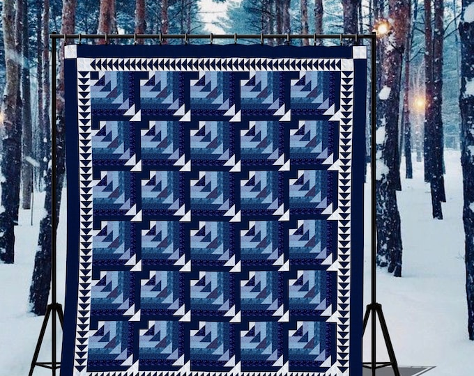 Quilt Pattern - Trip Around the World - Queen Size - PDF Pattern - Etsy ...