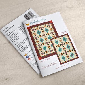 Southwest Quilt Pattern, Desert Wind Design (PDF Pattern) - Etsy