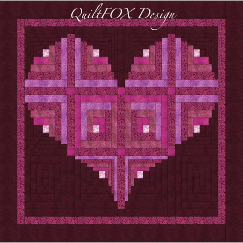 Hanging Heart Log Cabin - Etsy