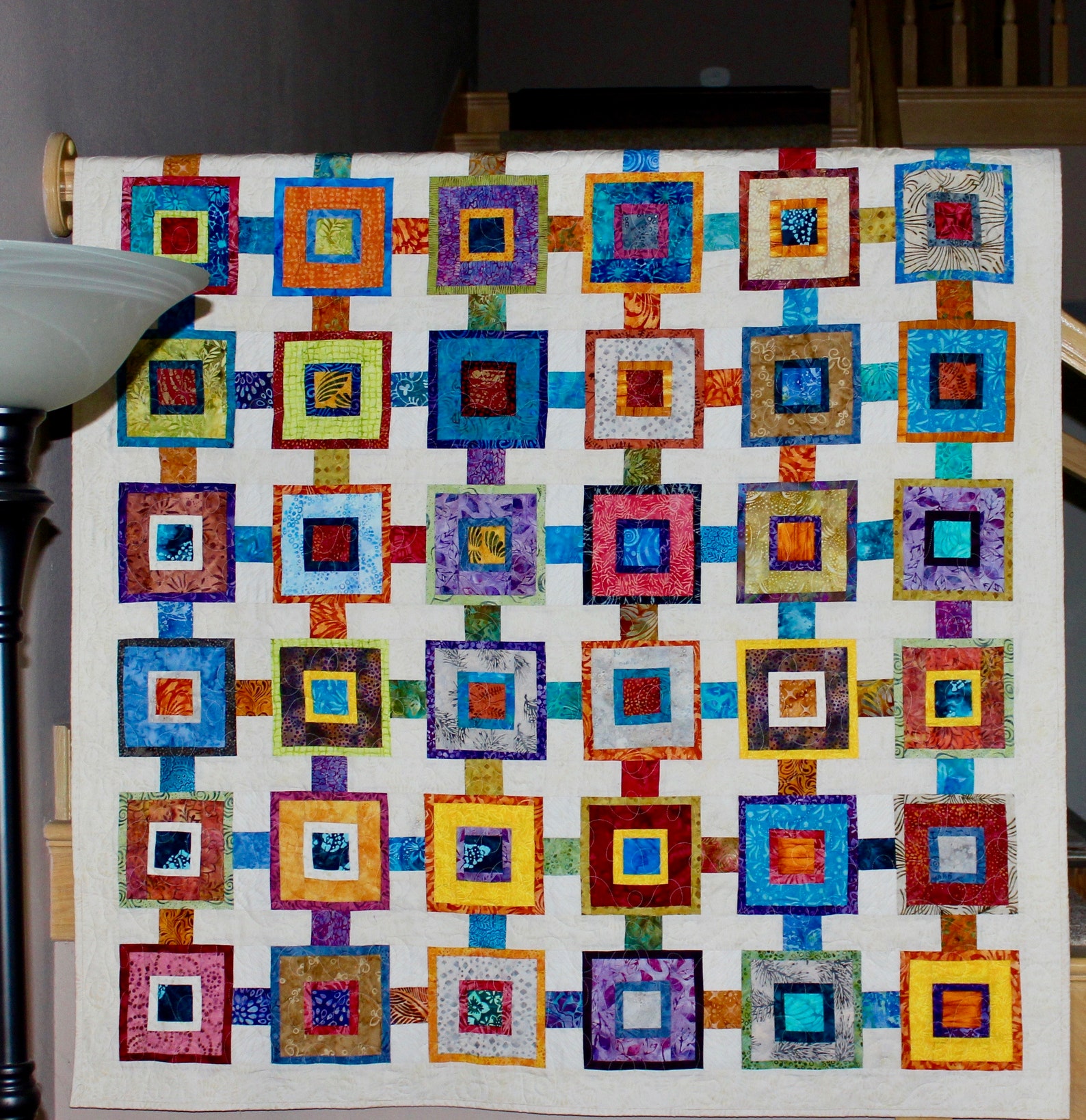 Scrappy Squares 56 X 83 Scrap Quilt Pattern - Etsy UK
