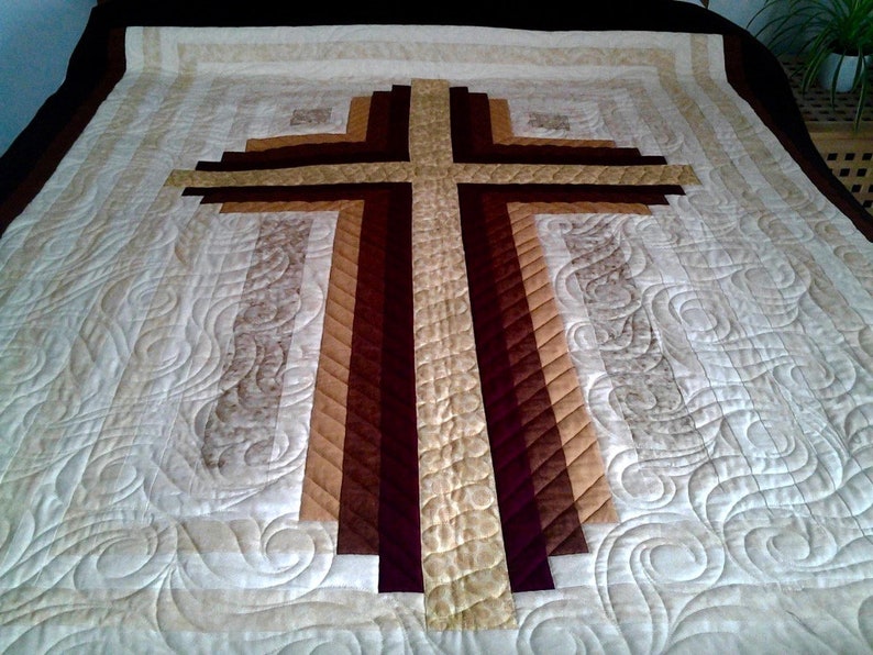 Log Cabin Cross / Christian Cross Pattern in 3 Sizes PDF | Etsy Canada