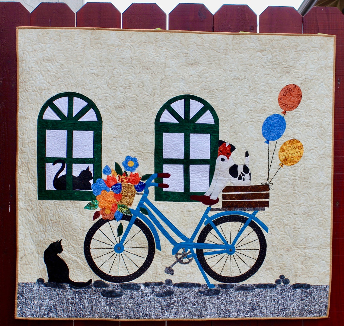 Come Ride With Me! - Quilt Pattern - Size: 42" X 50" - PDF Download - Etsy