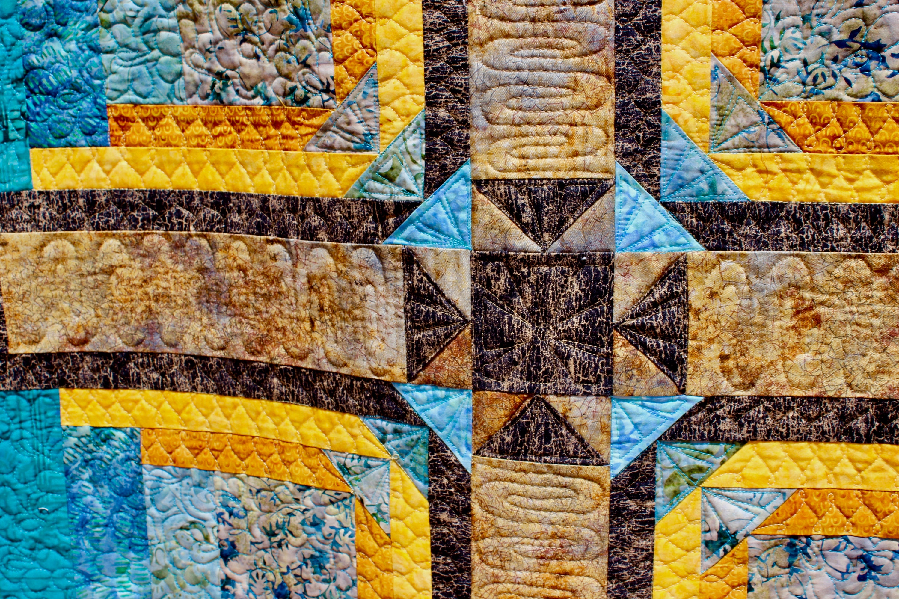 Cross Quilt Cross in Stone and Gold 3 Sizes PDF Pattern | Etsy