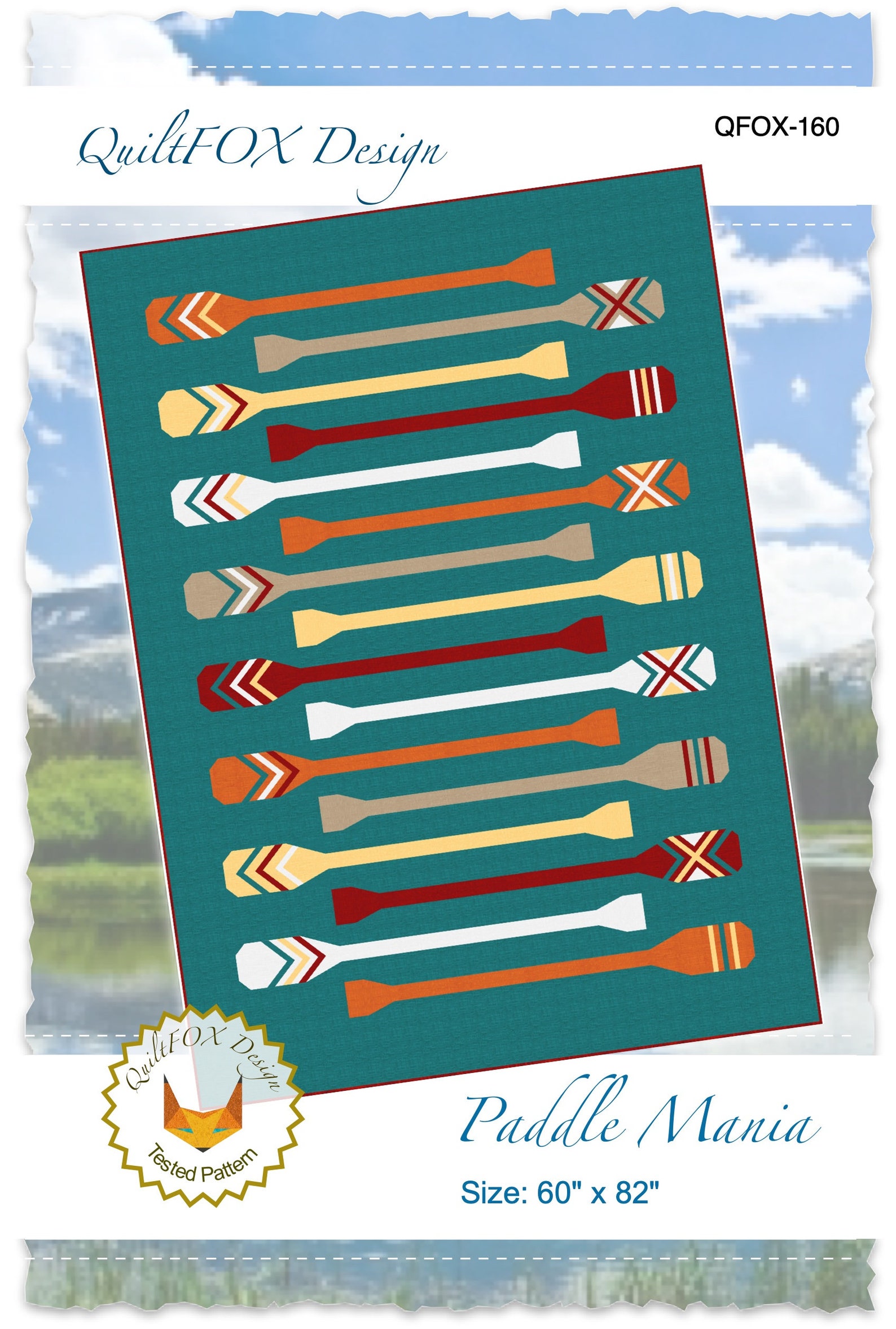 Paddle Mania twin size: 62 x 80 | Etsy