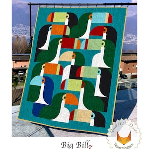 Toucan Quilt - Big Billz, Size: 51" X 66" - Baby or Throw - Quilt ...