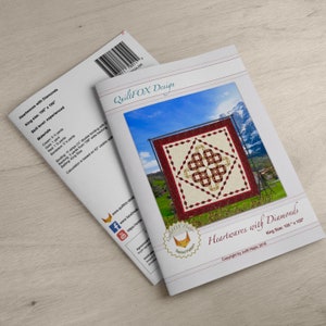 Quilt Pattern - Heartwaves With Diamonds - Wedding Quilt - King Size ...