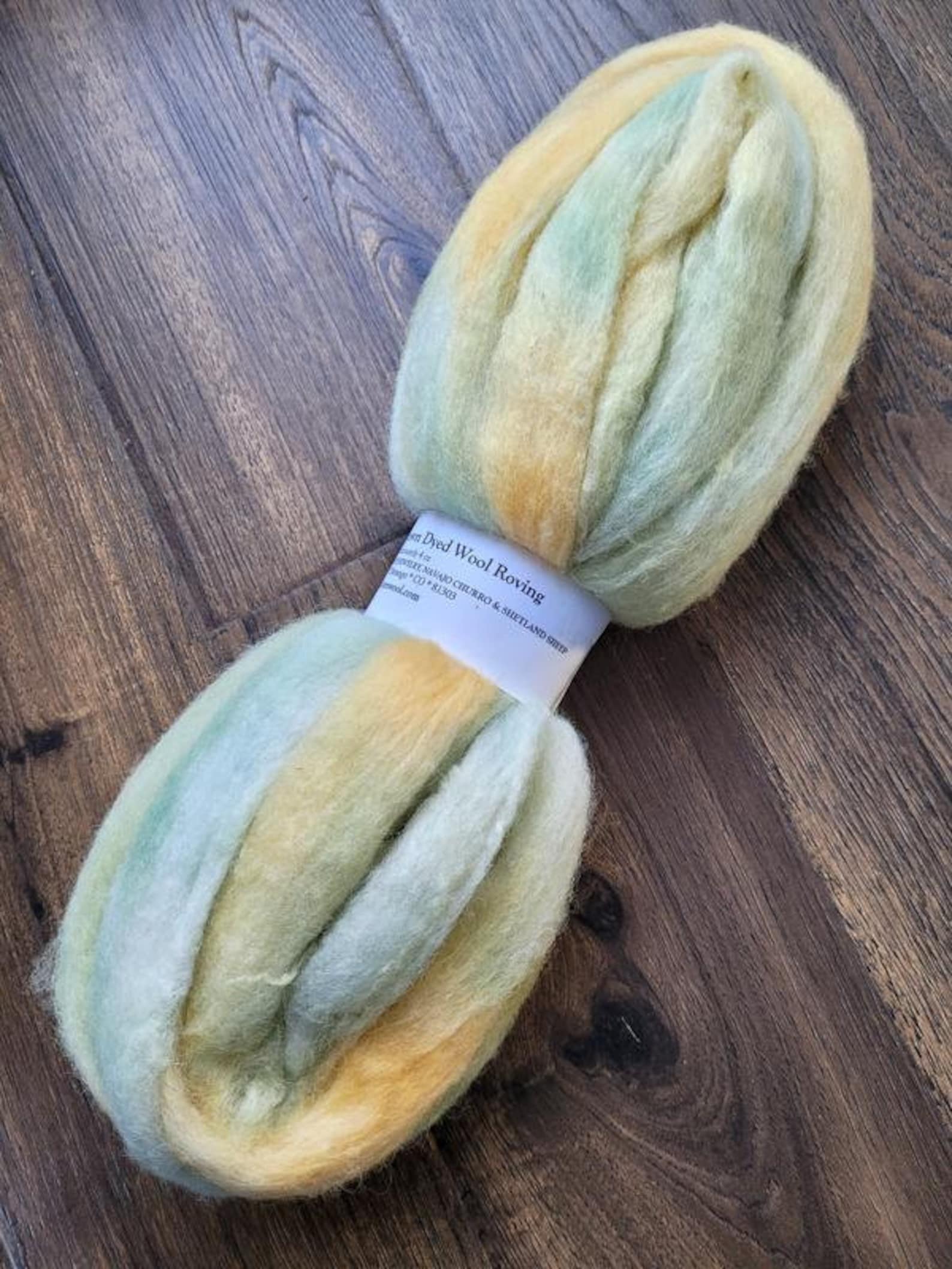 Hand-dyed Shetland Wool Roving Homegrown 4 Oz. - Etsy