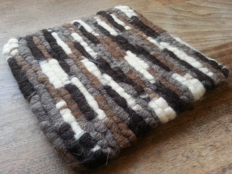 Tweed Wool Trivet - Etsy