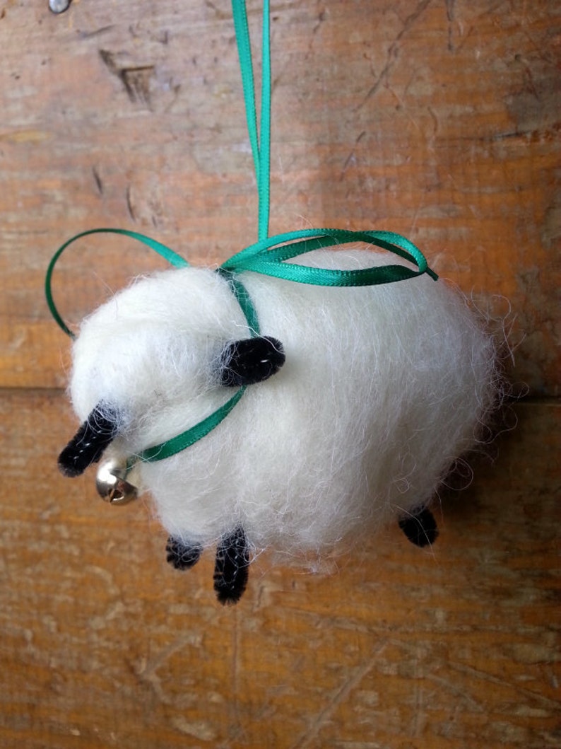 Handmade Sheep Ornaments Colorado Homegrown Wool - Etsy