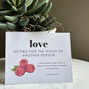 Printable Fruit of the Spirit Flashcards | Galatians 5:22-23 | Kids and ...