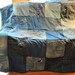 Denim Blanket-blue Jean Quilt Made to Order Country Blankets Denim ...