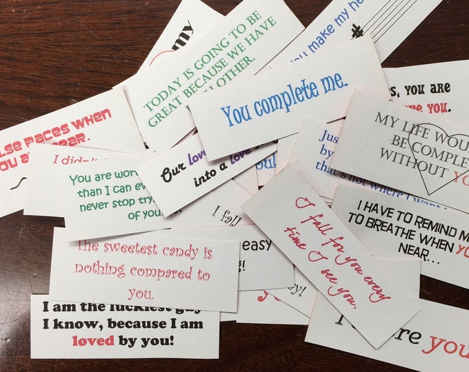 365 Days of LOVE NOTES...CUT Out...valentine's Day, Birthday ...