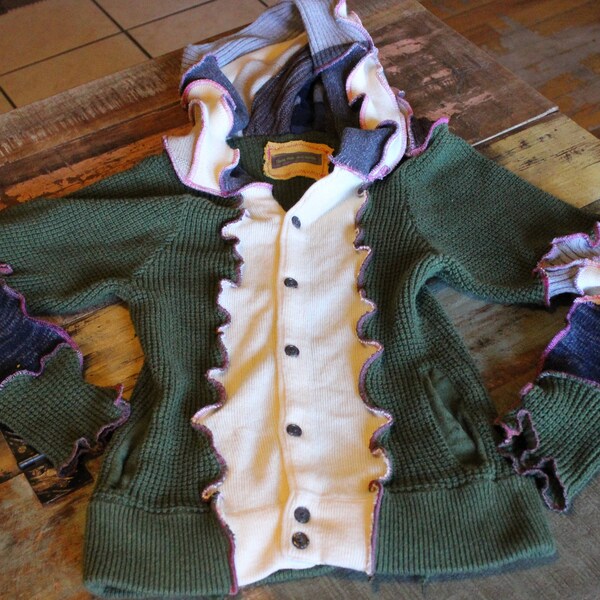 Upcycle Sweater Coat - Etsy