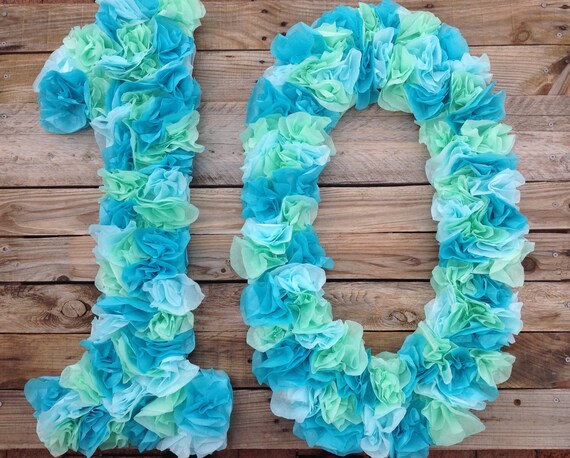 Jumbo 28 inch POOL PARTY BIRTHDAY Double Digit Mermaid Under the Sea ...