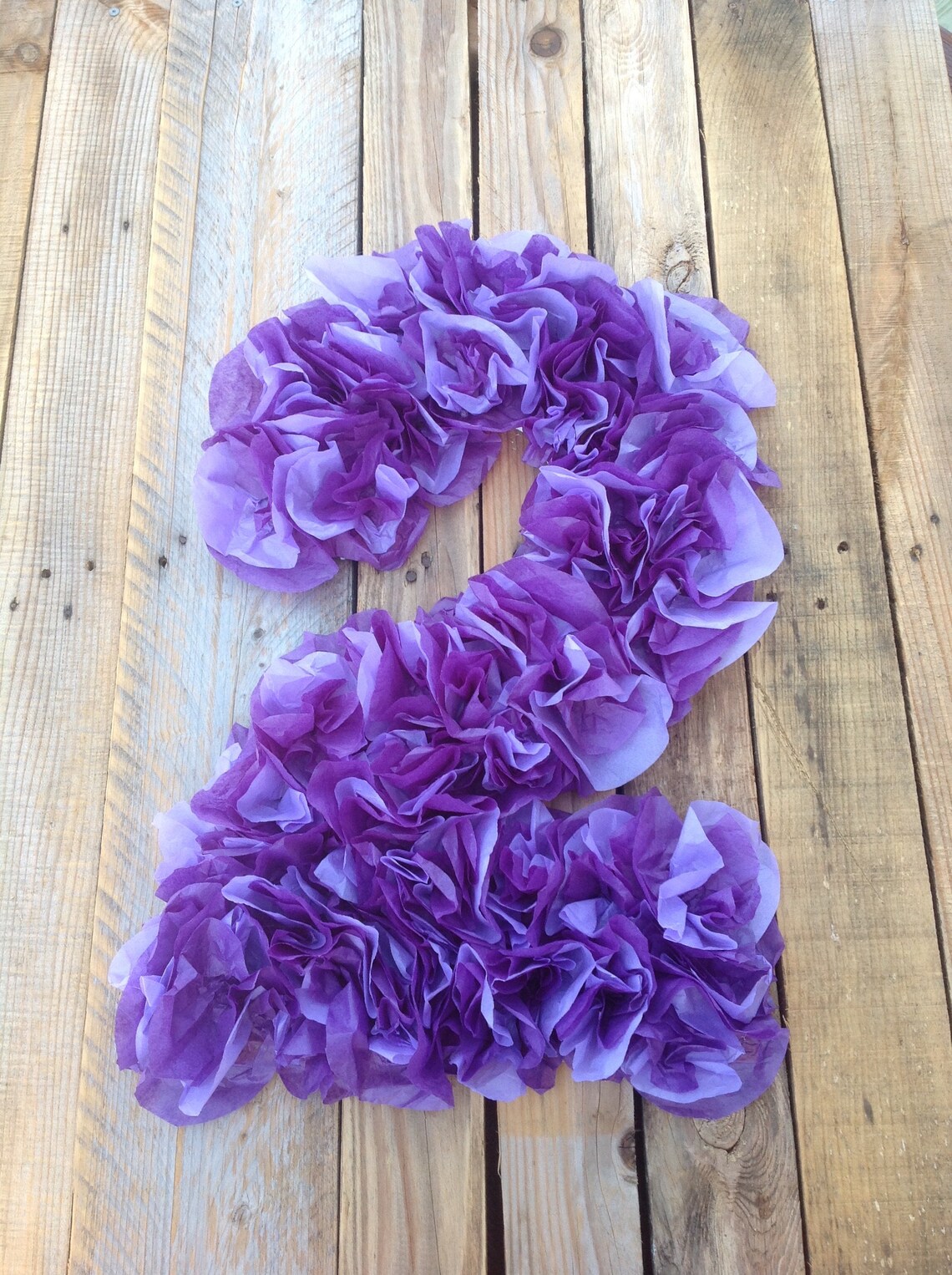 PURPLE BIRTHDAY Number Initial Photo Prop Sign LAVENDER Graduation ...