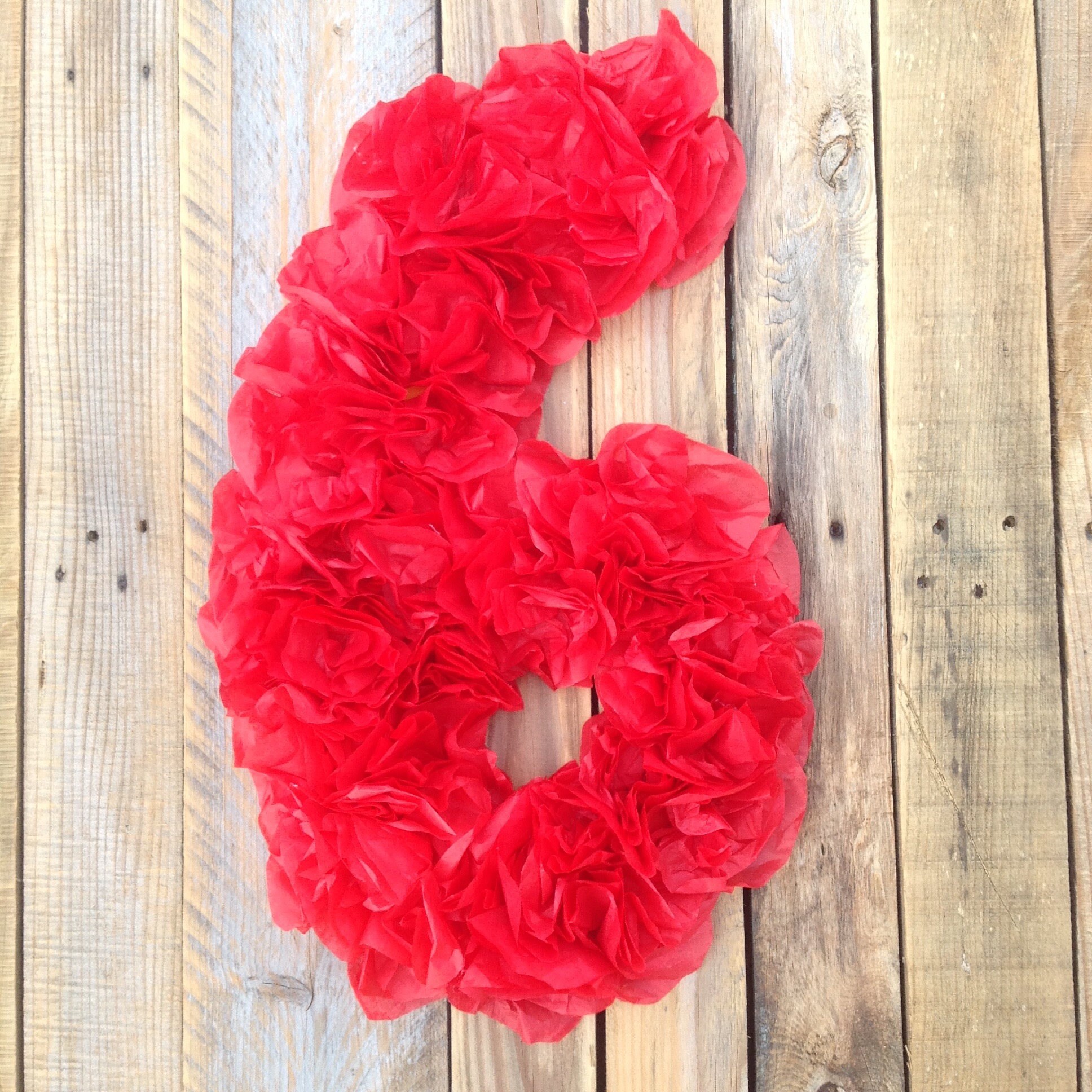 Birthday Number 1 Red