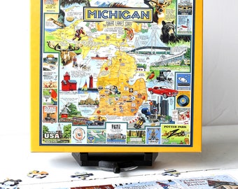 Personalized Wooden Jigsaw Puzzle Box Top Stand (universal Fit) - Etsy