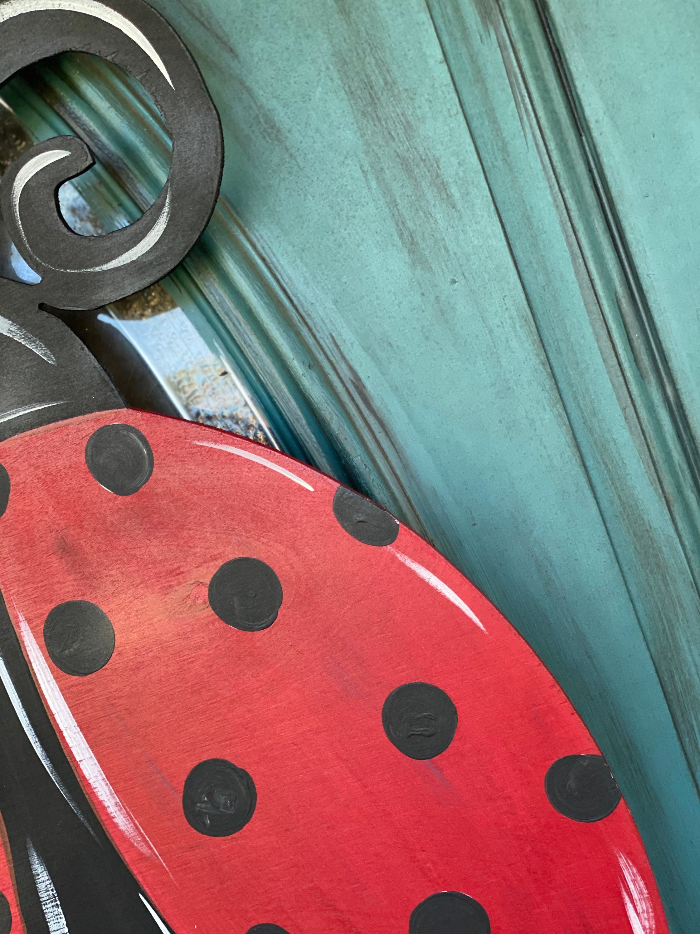 Ladybug Door Hanger Spring Bug Door Hanger Summer Bug Door | Etsy