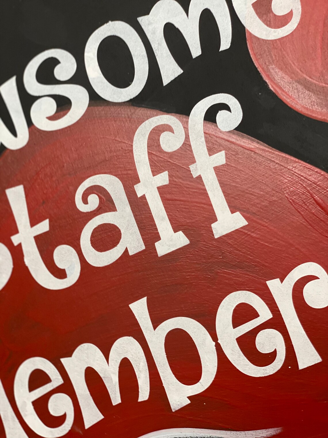 Paw Print Door Hanger Teacher Door Hanger Personalized - Etsy