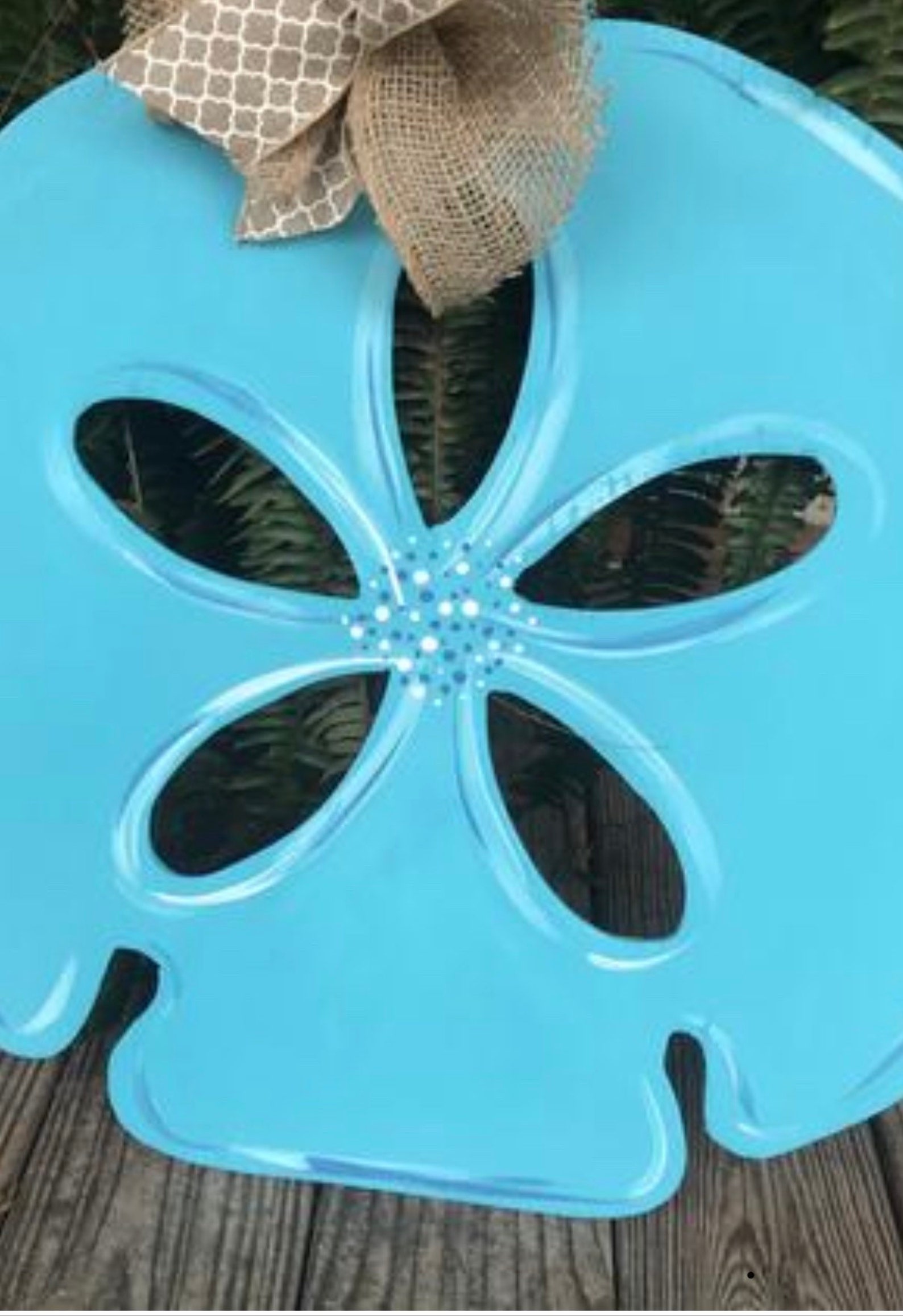 Sand Dollar Door Hanger Beach Door Hanger Beach Door Decor - Etsy