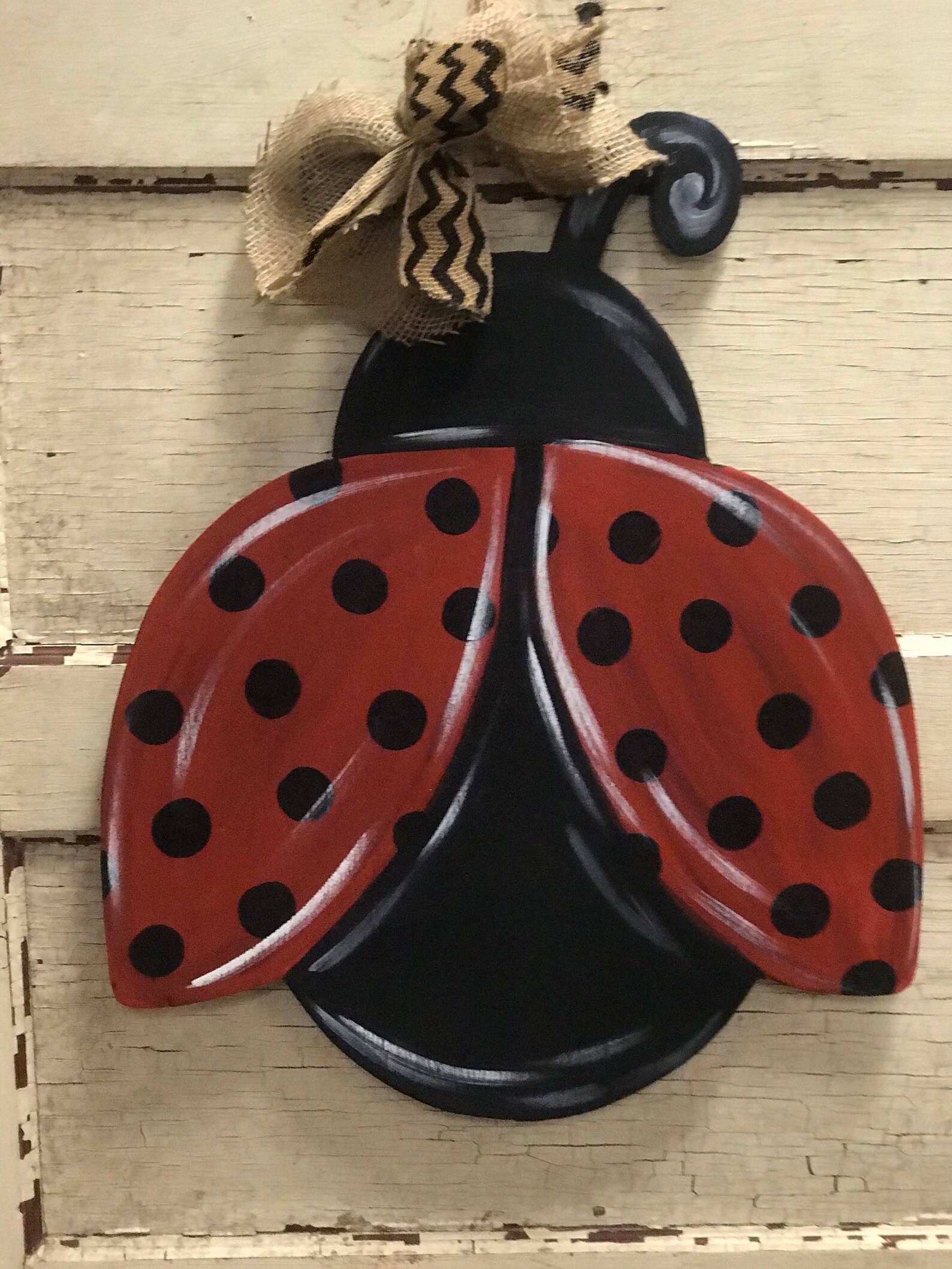 Ladybug Door Hanger Spring Bug Door Hanger Summer Bug Door - Etsy