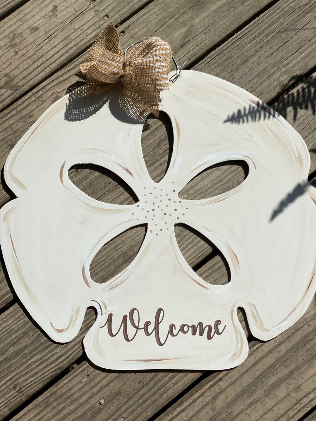Welcome Sand Dollar Custom Listing - Etsy