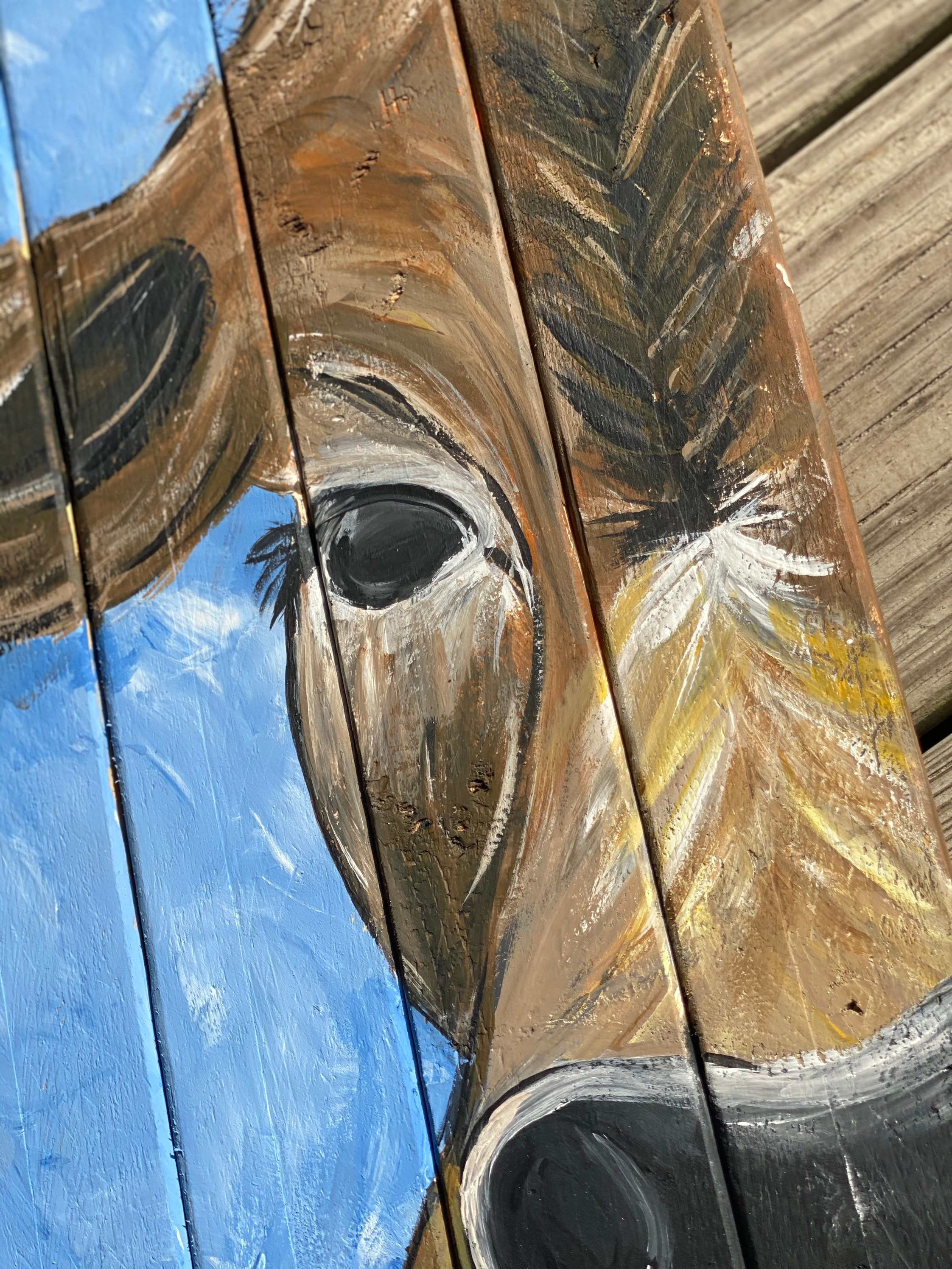 Cow Painting, Wood Pallet Board Art, Cow Painting on Wood, Farmhouse ...