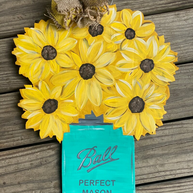 Sunflower Door Wreath - Etsy