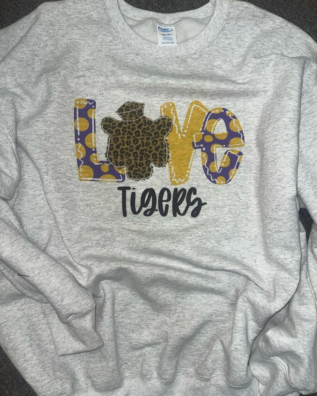 LOVE LSU Tigers PNG, Digital Download, Cut File, Sublimation, Clipart ...