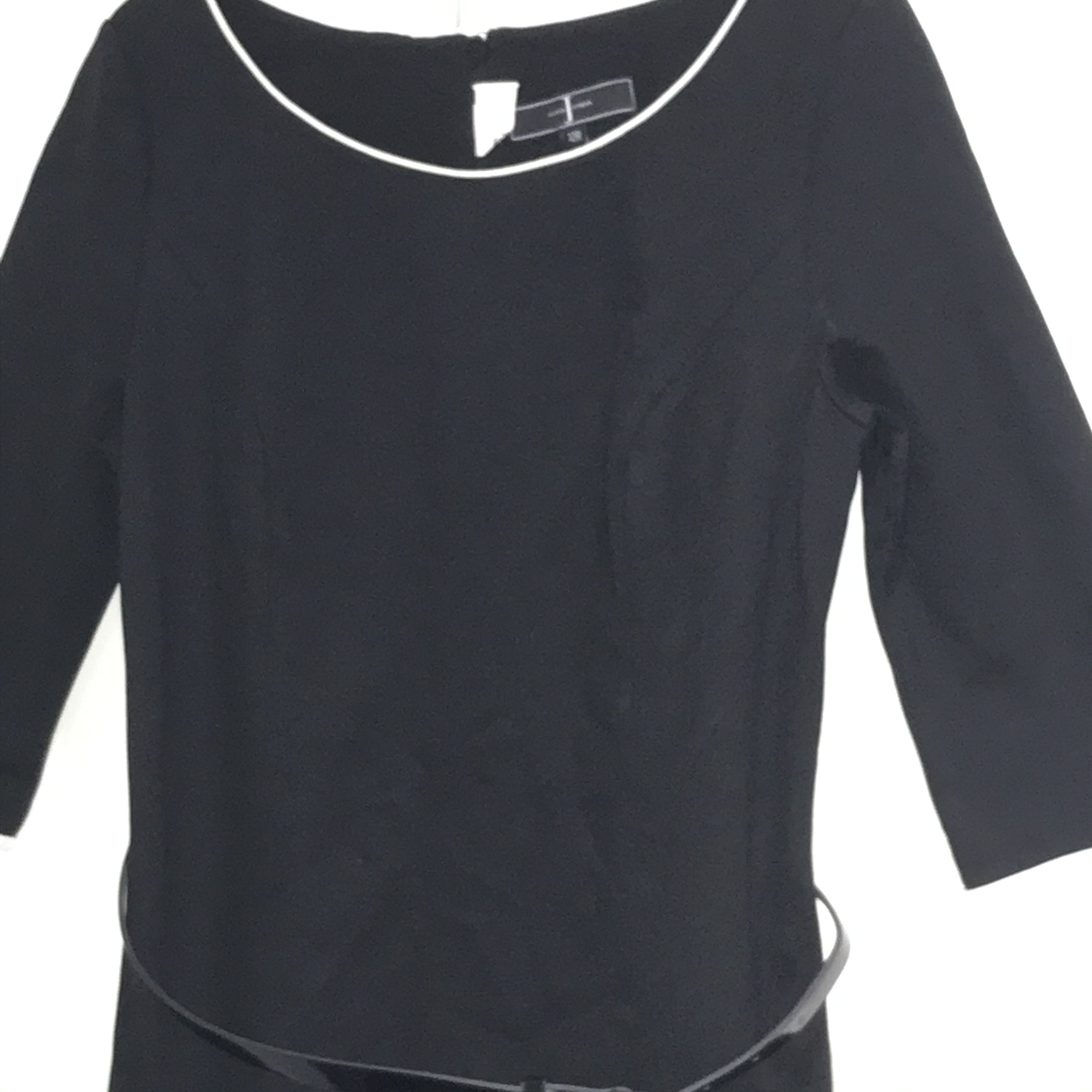 New Black JASPER CONRAN Work or Formal Dress With PVC Belt Size 12 R - Etsy