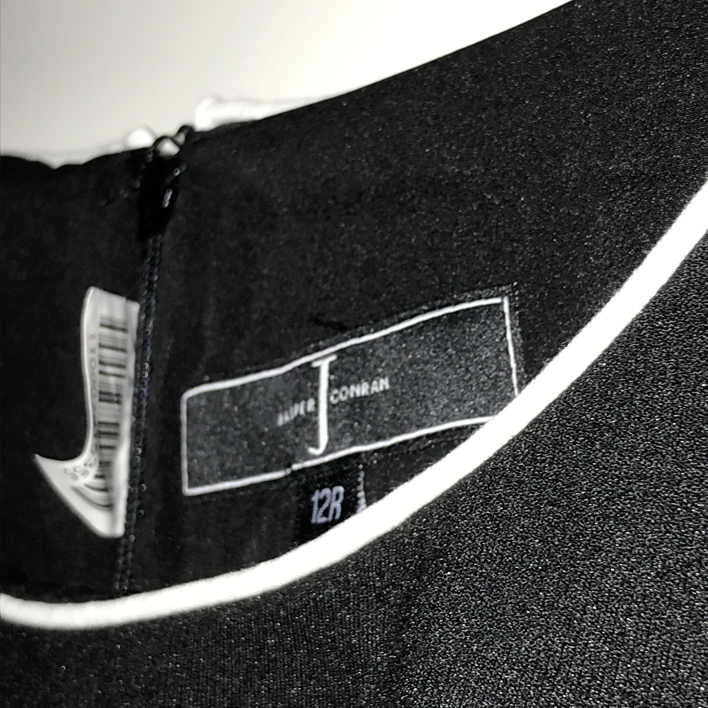 New Black JASPER CONRAN Work or Formal Dress With PVC Belt Size 12 R - Etsy