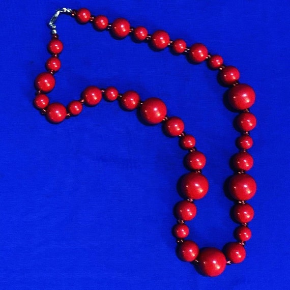 Big 80s Style Plastic Necklace - Etsy