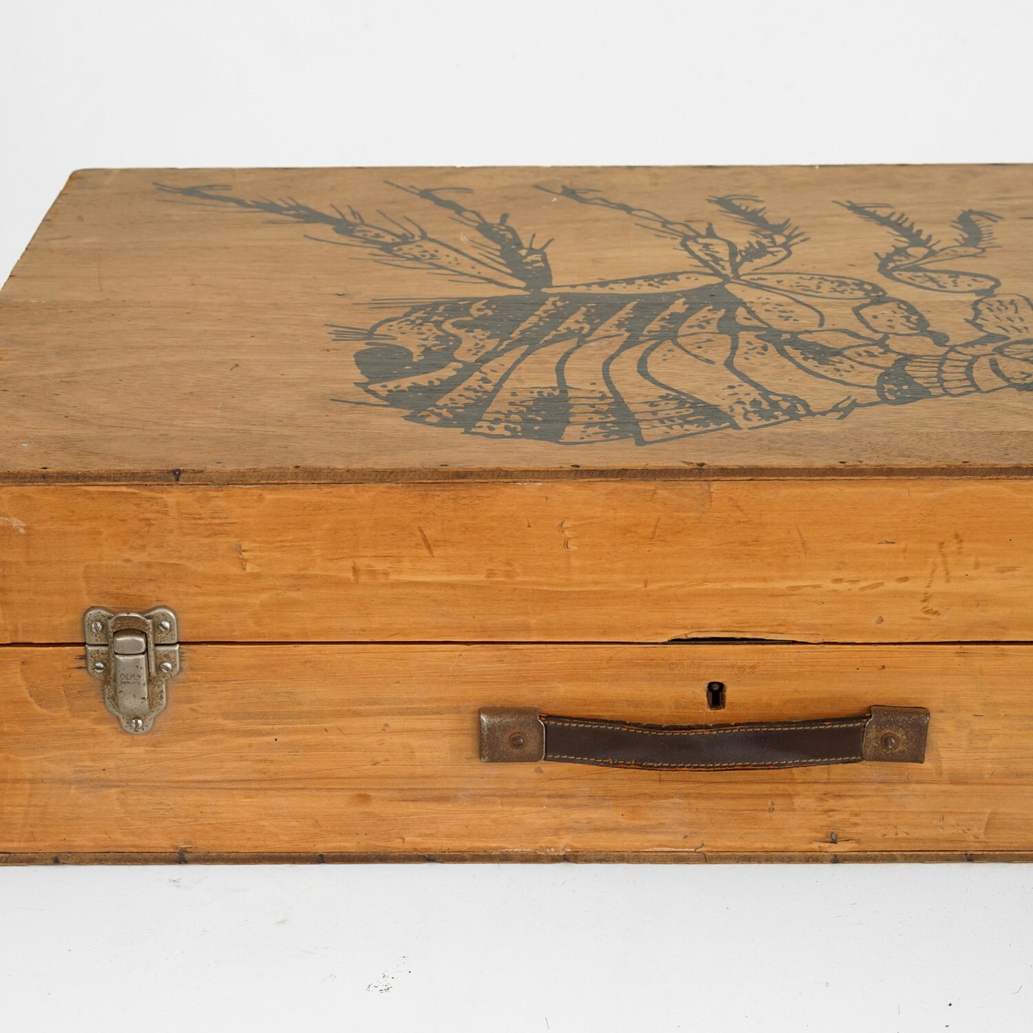 Hand Drawn Artist Box Flea Artist Box Vintage Artist Box - Etsy