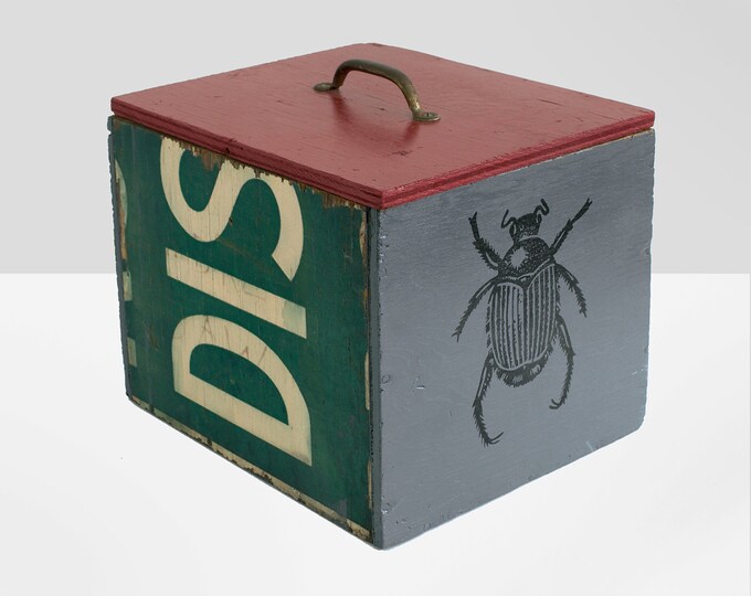 Hand Made Box Vintage Box Hand Drawn Box Wooden Box Artist - Etsy