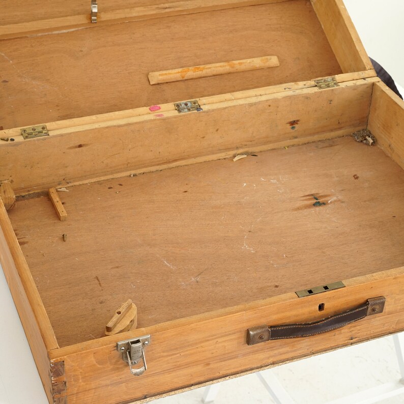 Hand Drawn Artist Box Flea Artist Box Vintage Artist Box - Etsy