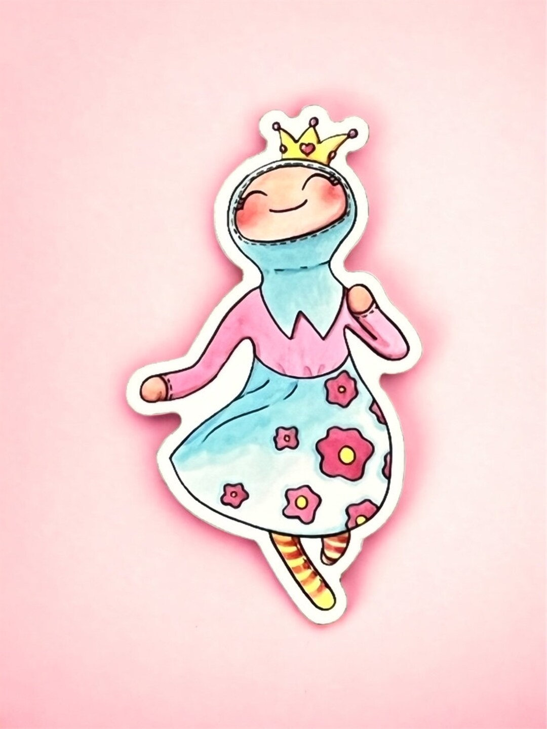 Cute Princess Hijab Sticker, Islamic Girl Gift - Etsy