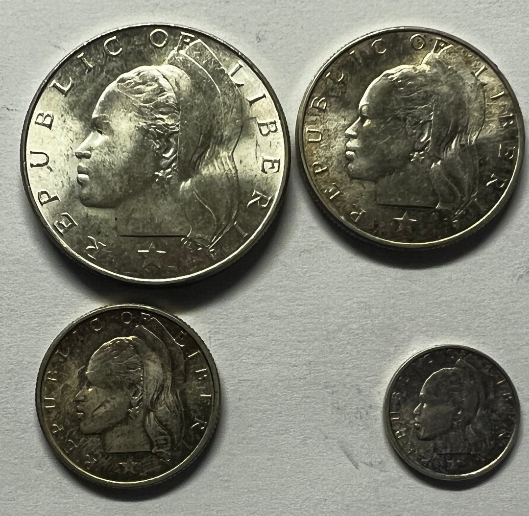 1960s Republic of Liberia Silver Coin Type Set - Etsy