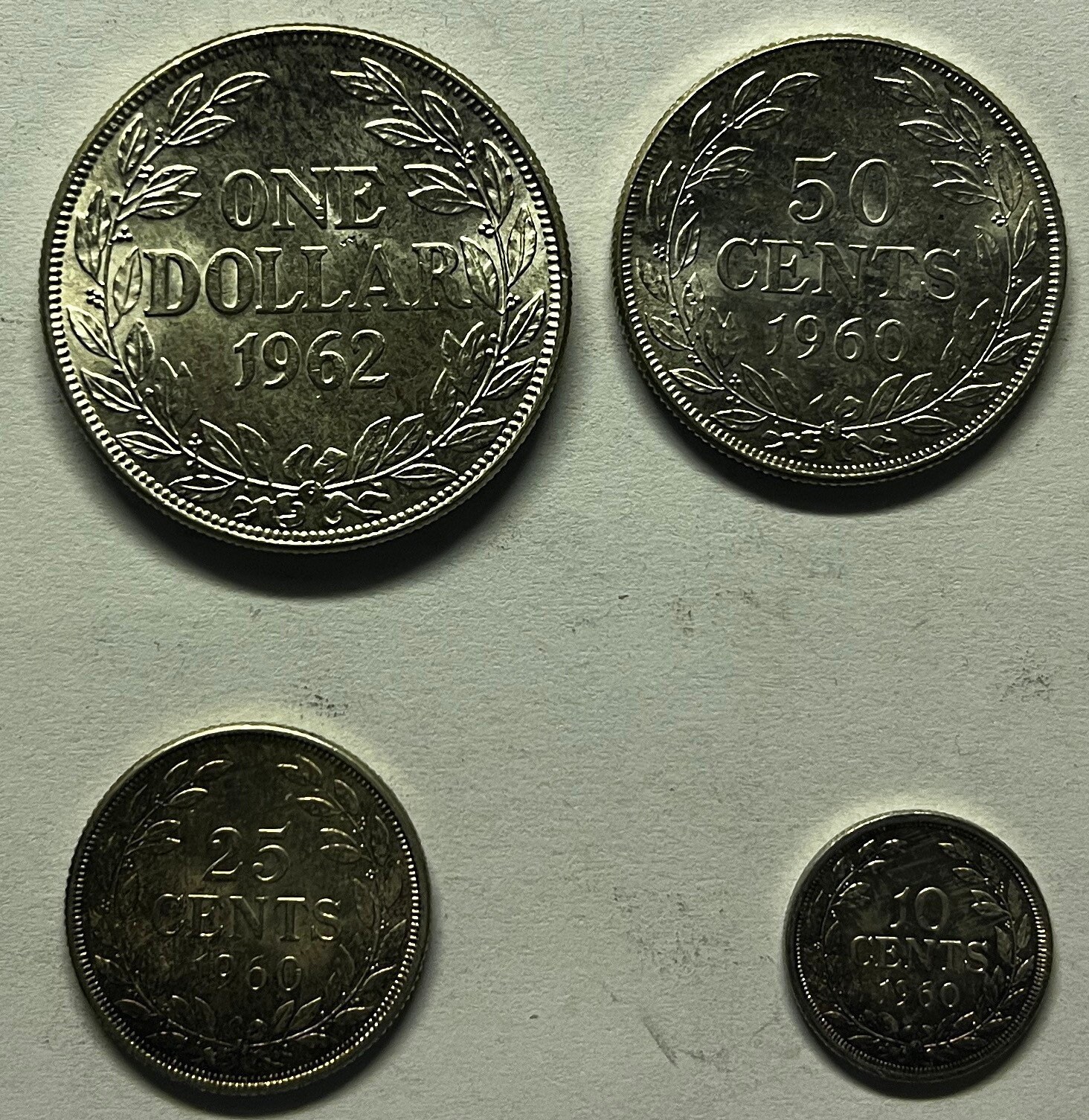 1960s Republic of Liberia Silver Coin Type Set - Etsy