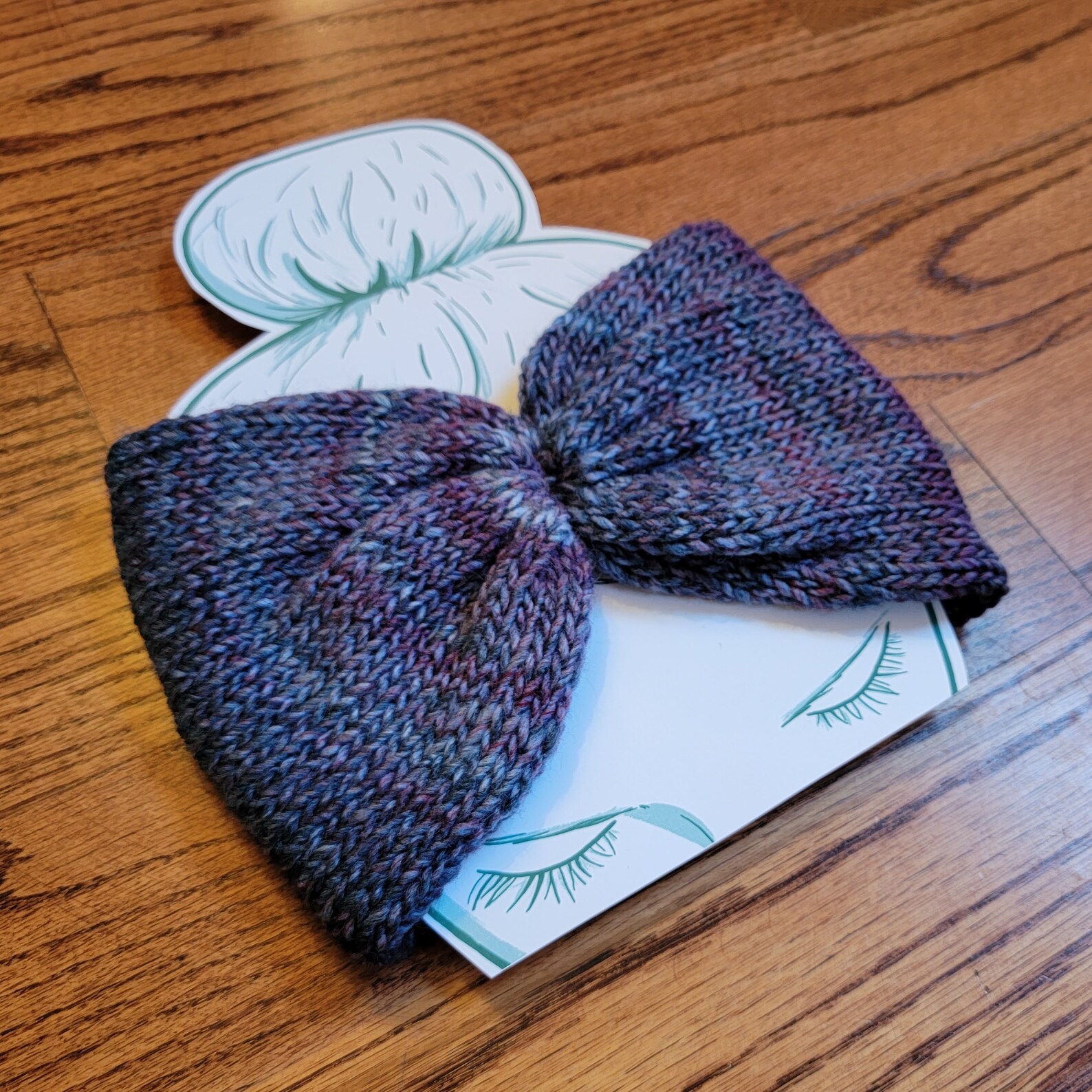 Printable Messy Bun Display Cards for Headbands, Ear Warmers, Beanies ...