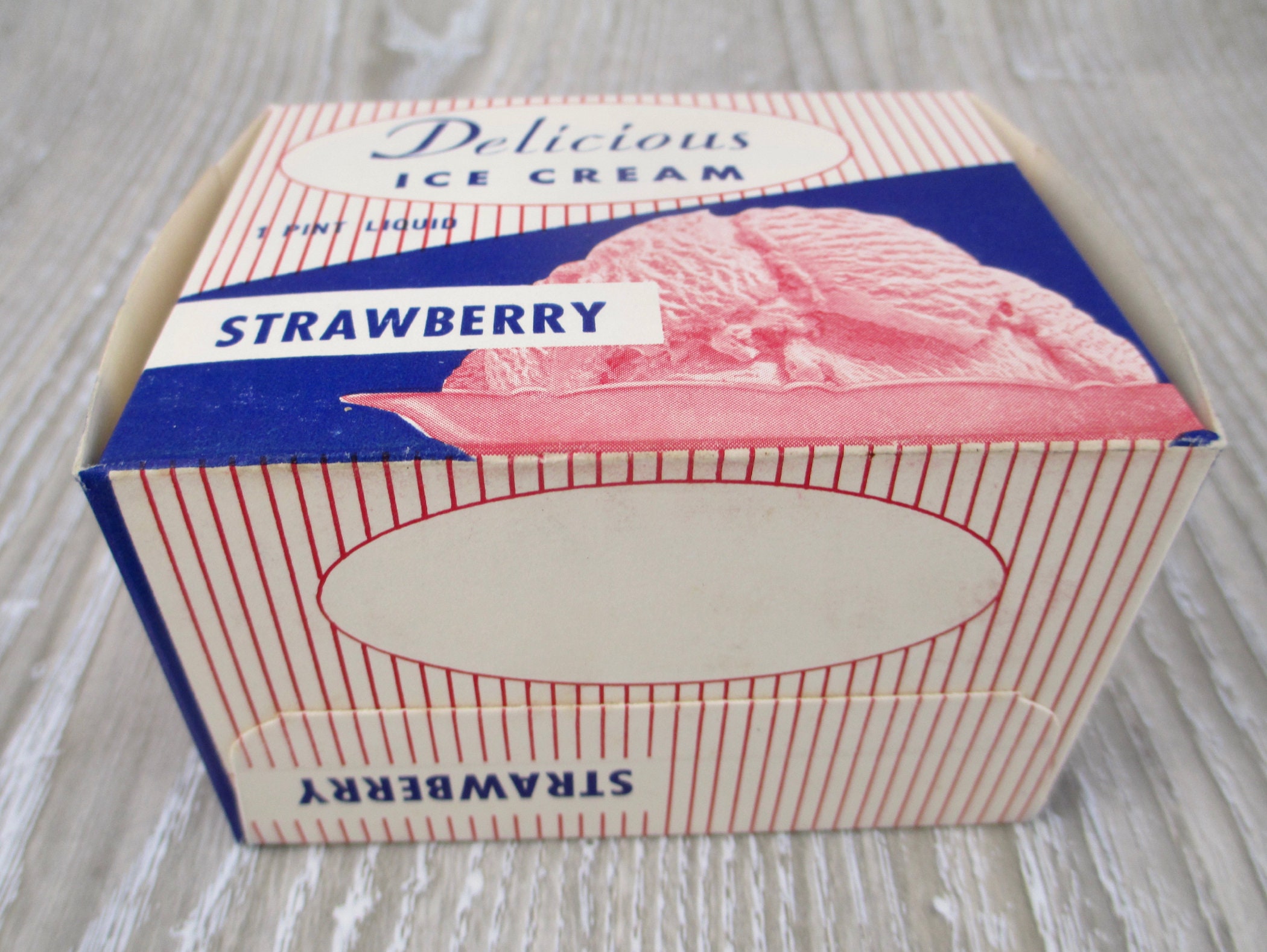 Strawberry Ice Cream Box