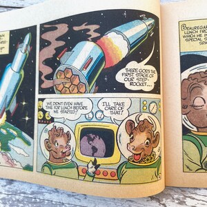 SALE Elsie in Space Strange Vintage Comic Book 1960s the Cow Retro ...