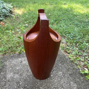 Dansk Teak Ice Bucket Vintage Jens Quistgaard Staved Wood Midcentury ...