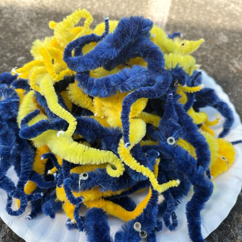 Fuzzy Worm Toy - Etsy