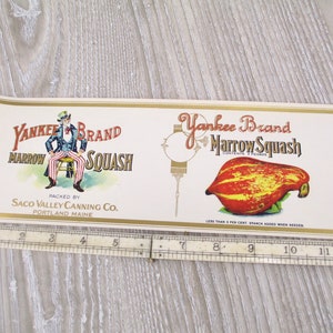 1920s Uncle Sam Vintage Can Label Squash Large Litho Patriotic - Etsy