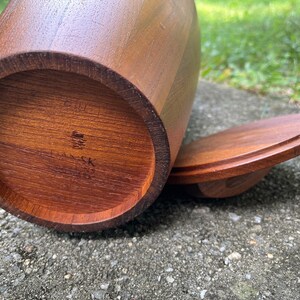 Dansk Teak Ice Bucket Vintage Jens Quistgaard Staved Wood Midcentury ...