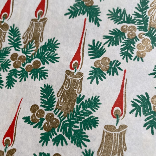 Wrapping Paper Candles - Etsy