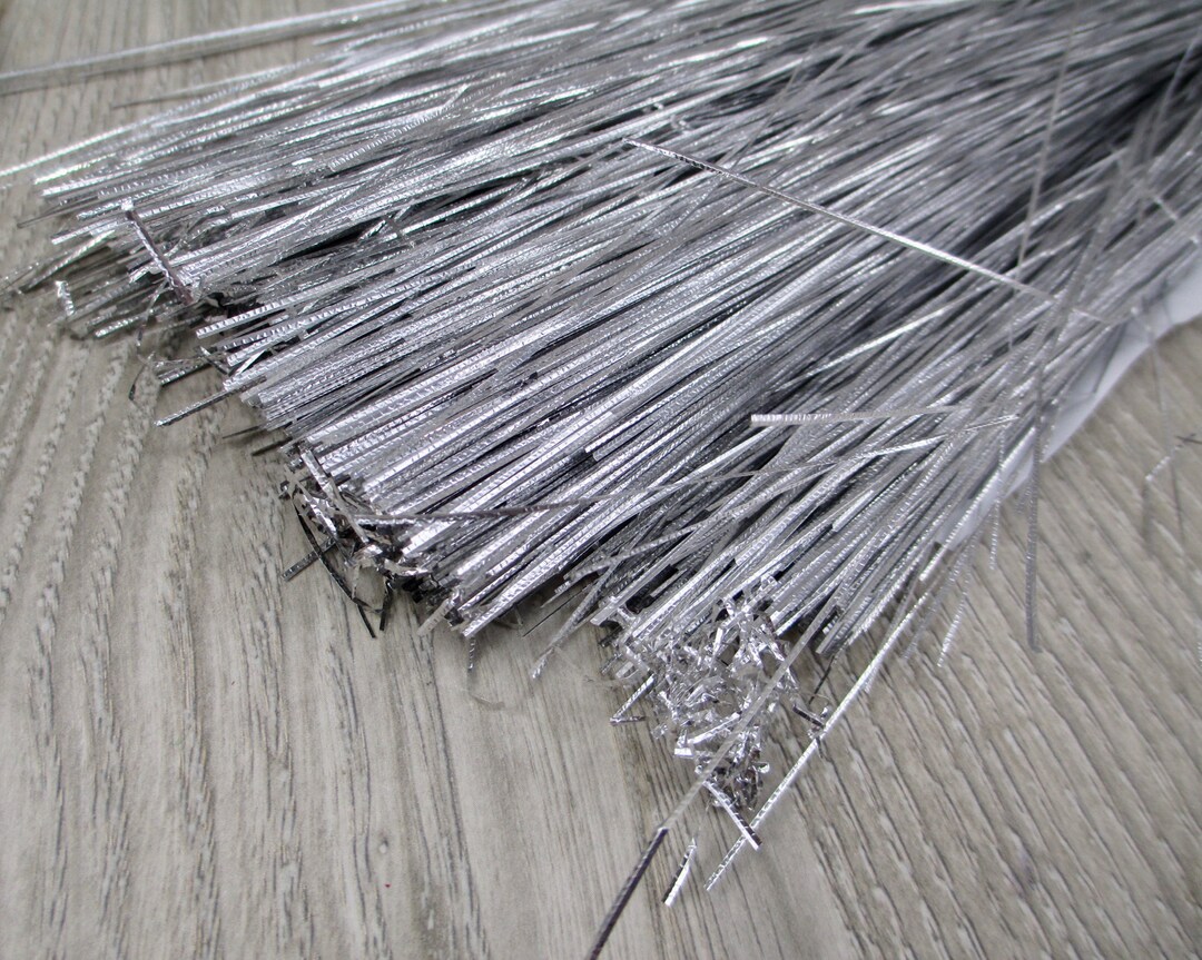 Strange Antique Tinsel Lot 1920s 1930s Aluminum Crinkle Crafting Craft ...